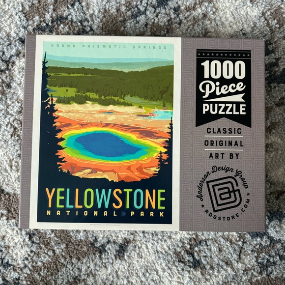 Games | Yellowstone National Park Grand Prismatic Springs 100 Piece ...